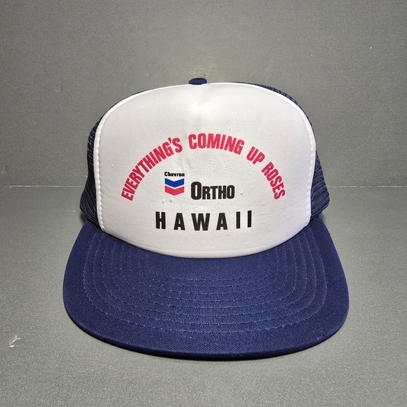 Sportcap | Accessories | Vintage Chevron Oil Hat Ortho Hawaii Trucker ...